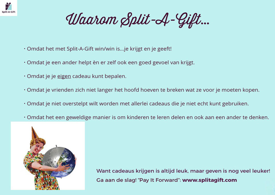 Split-A-Gift in Amsterdam | MiniMe.nl